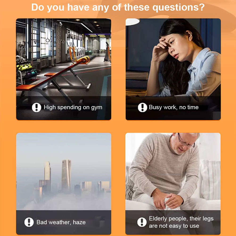 Portable Pedal Exerciser Foot Peddler Machine Adjustable Resistance for ...