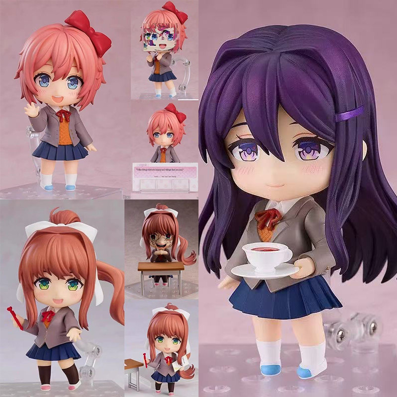 Nendoroid Doki Doki Literature Club! Action Figure Sayori Monika Yuri ...