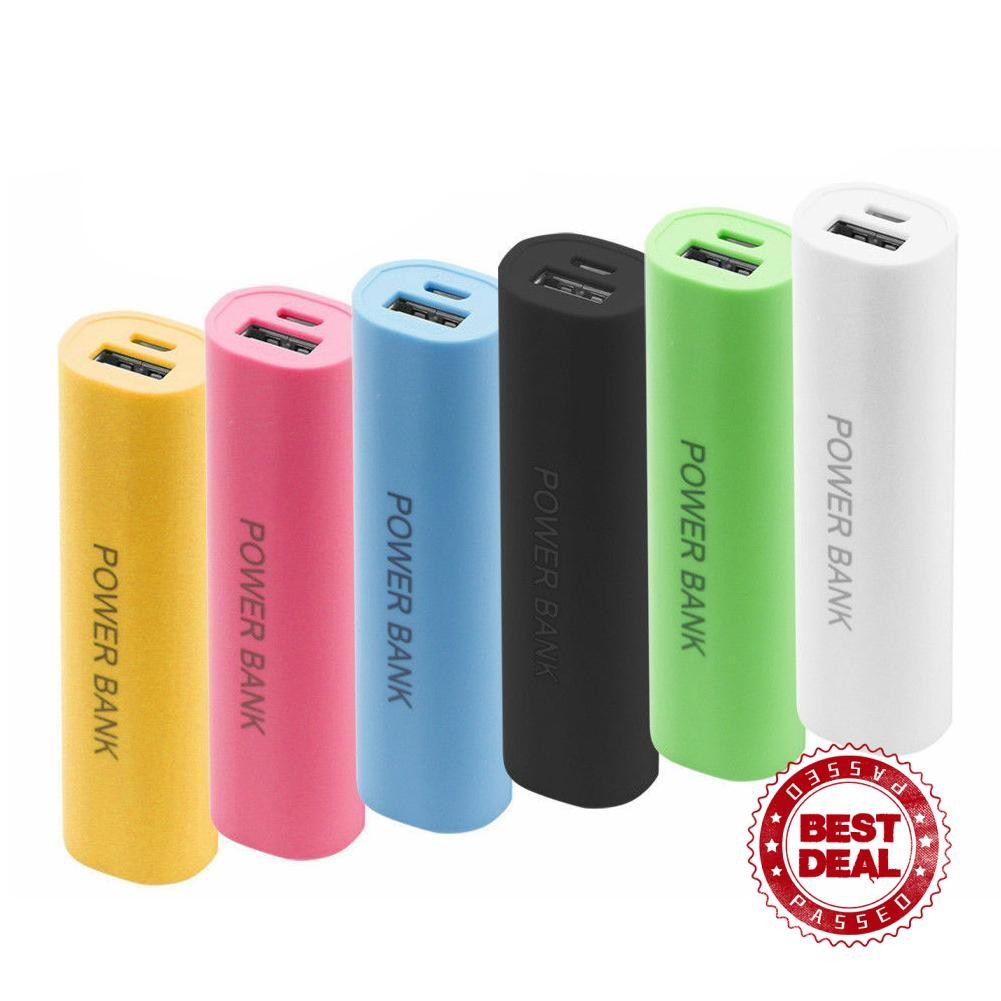 Color Power Bank Shell Welding Free Mobile Power Kit 18650 Material ...