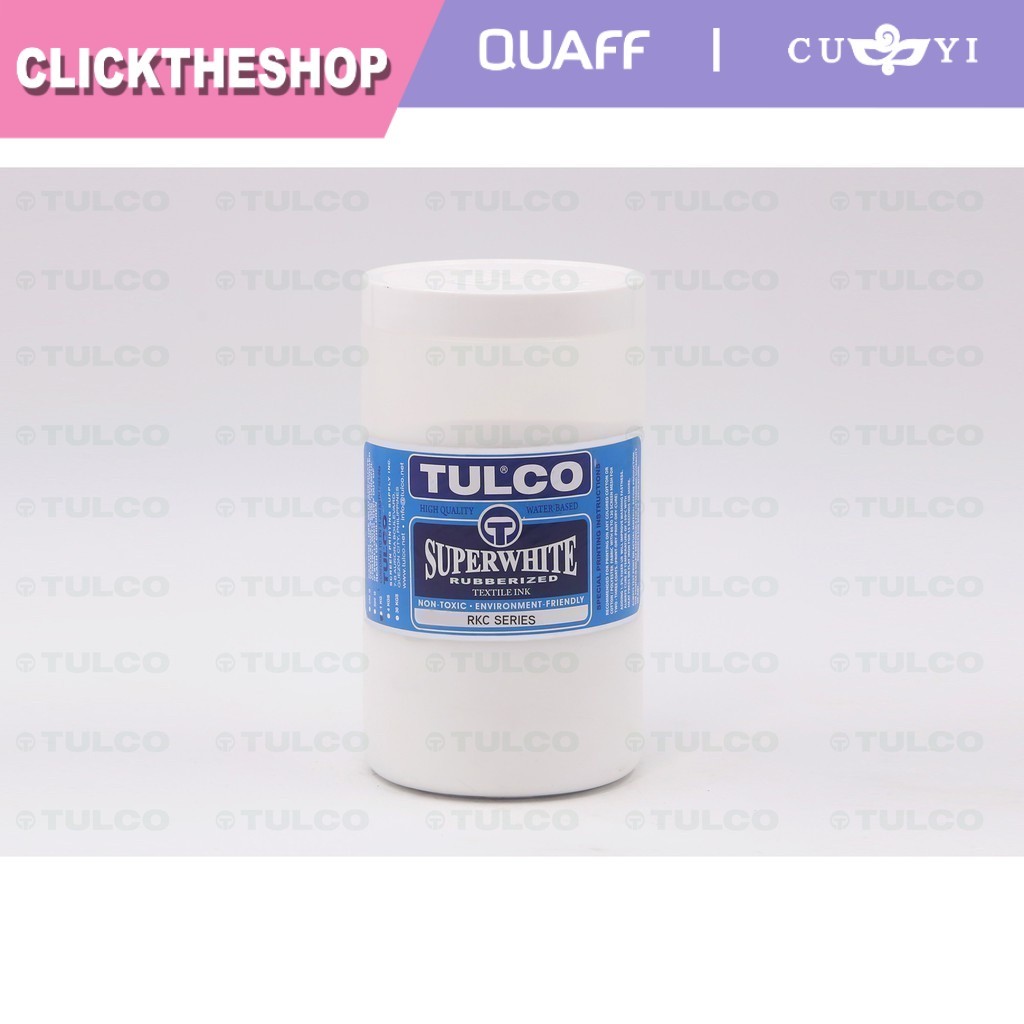 [1 KILO] Tulco Super White RKC Textile Water Base Paint Fabric Silk ...