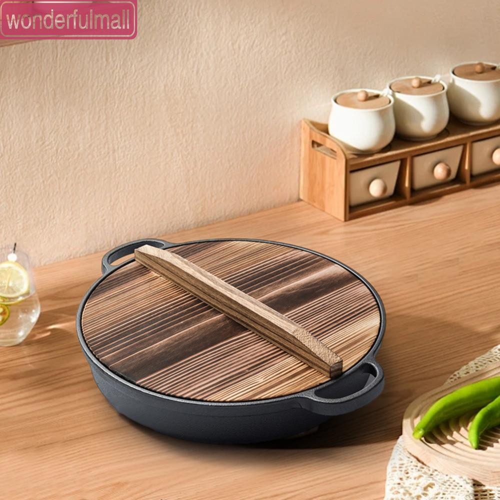 ♚WM♚ 8.7/9.8/11/11.8 Inch Skillet Cast Iron Frying Pan Baking Tray for ...