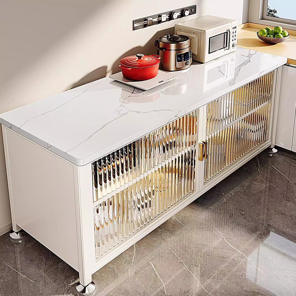 Kitchen Storage Rack Floor-standing Multi-layer Rock Slab Organizer ...