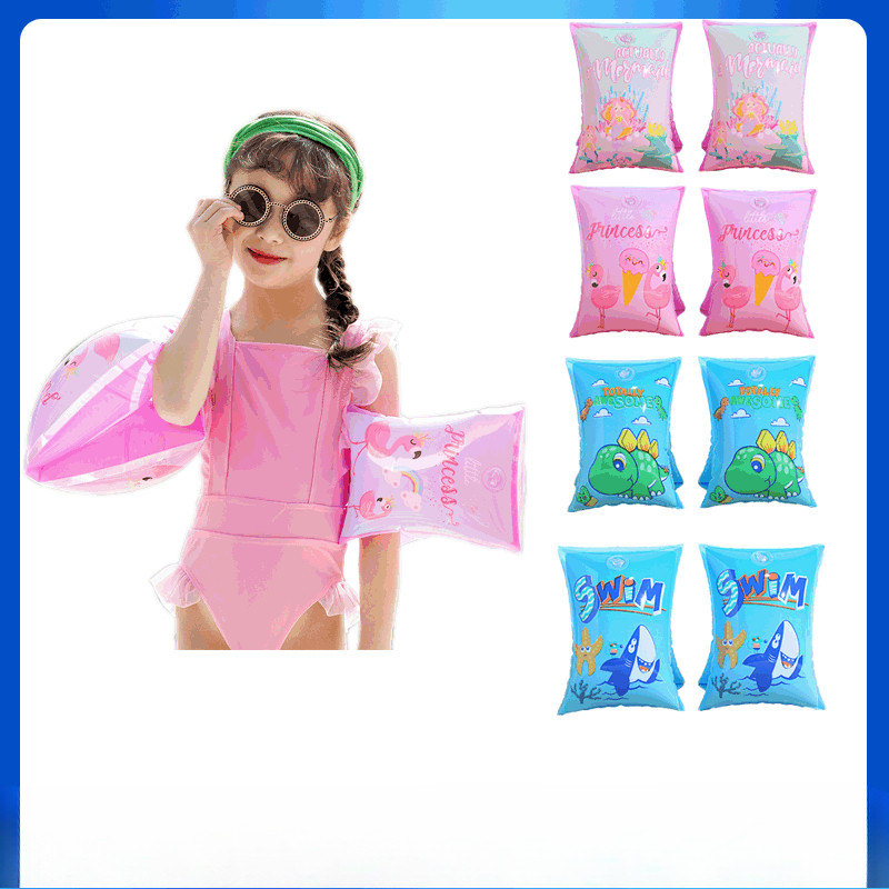 PVC Safety Swimming Tools Mermaid Baby Swimming Arm Ring Kids ...