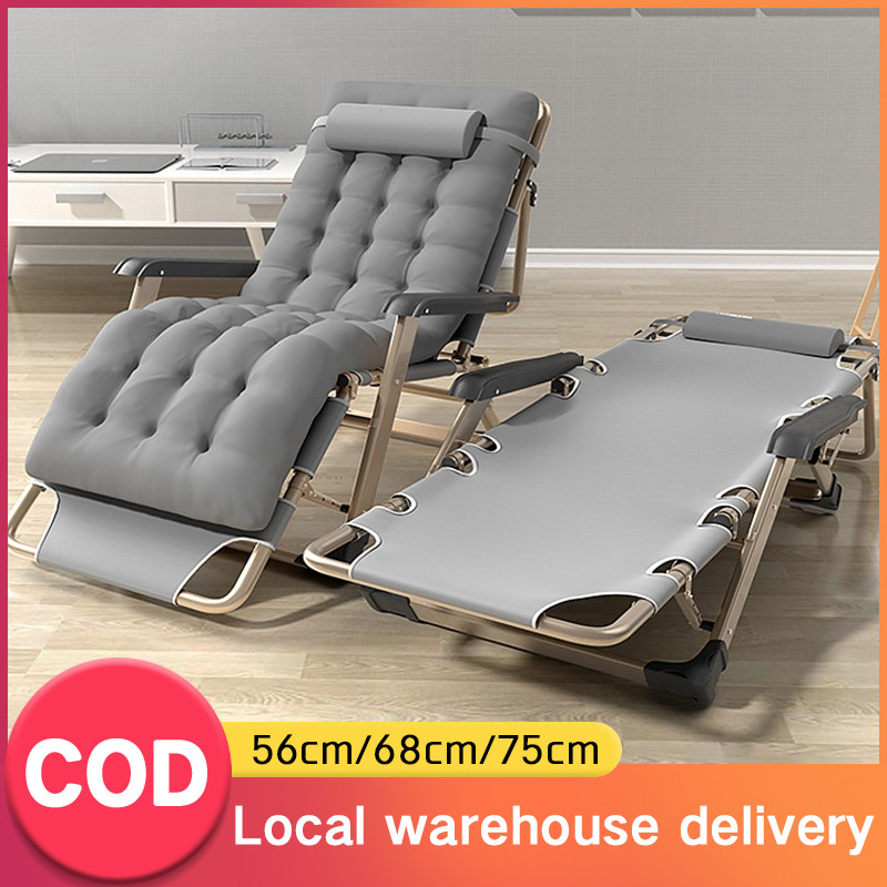 Folding Bed Portable Bed Single Bed With Foam Foldable Chair Thick ...