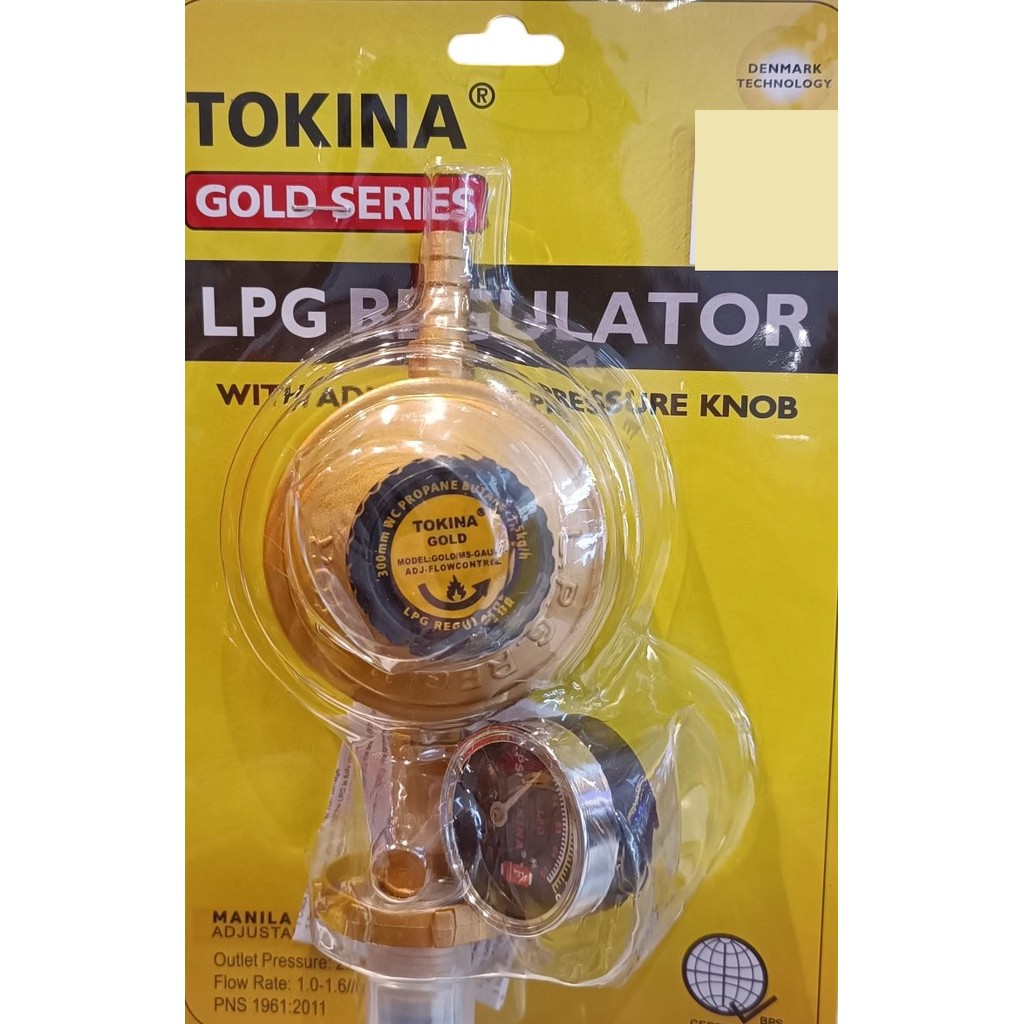 TOKINA GOLD SERIES LPG REGULATOR MANILA GAS SMALL WITH GAUGE | Shopee ...