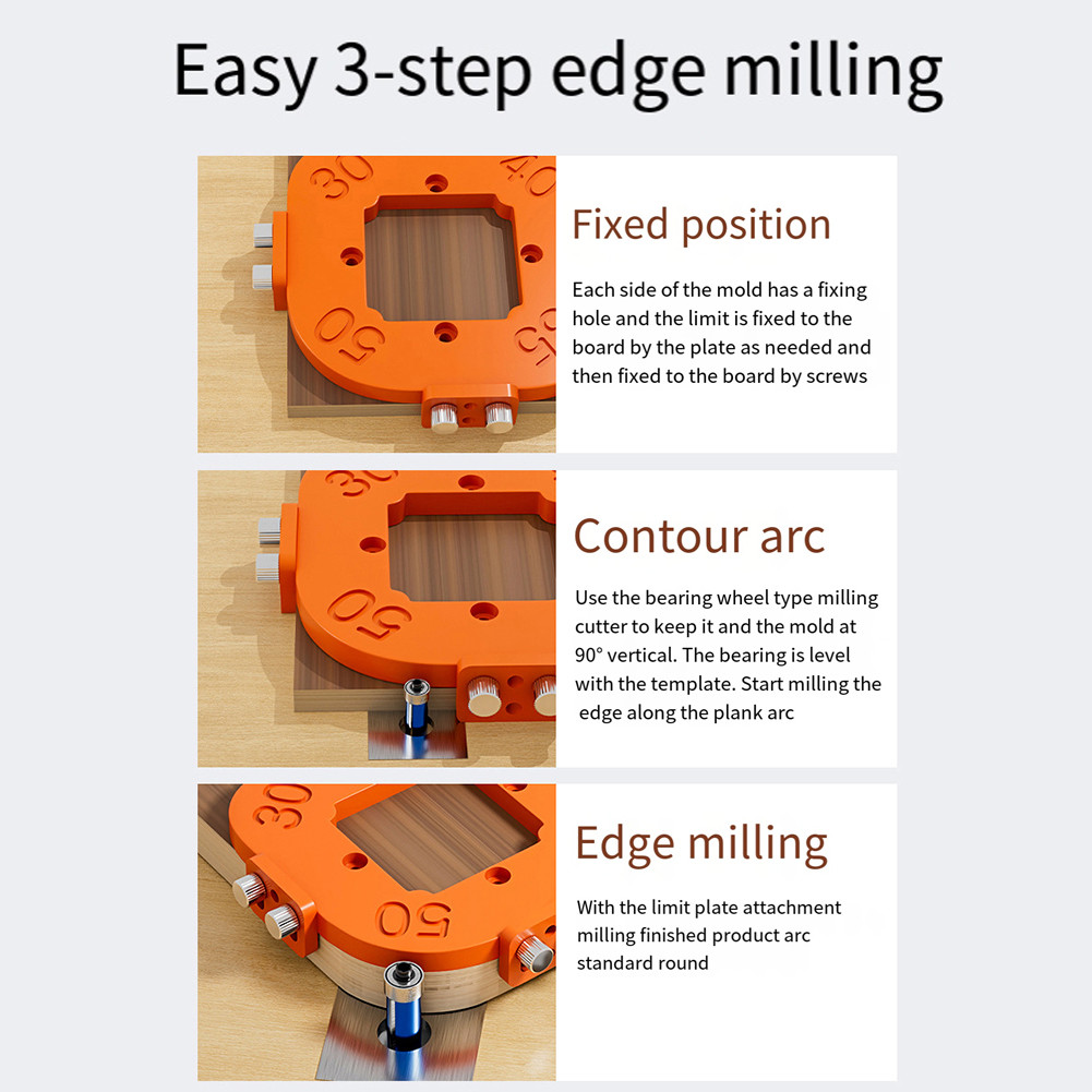 Routing Curved Corner Milling Circular Radian Tool Arc Angle Corner ...