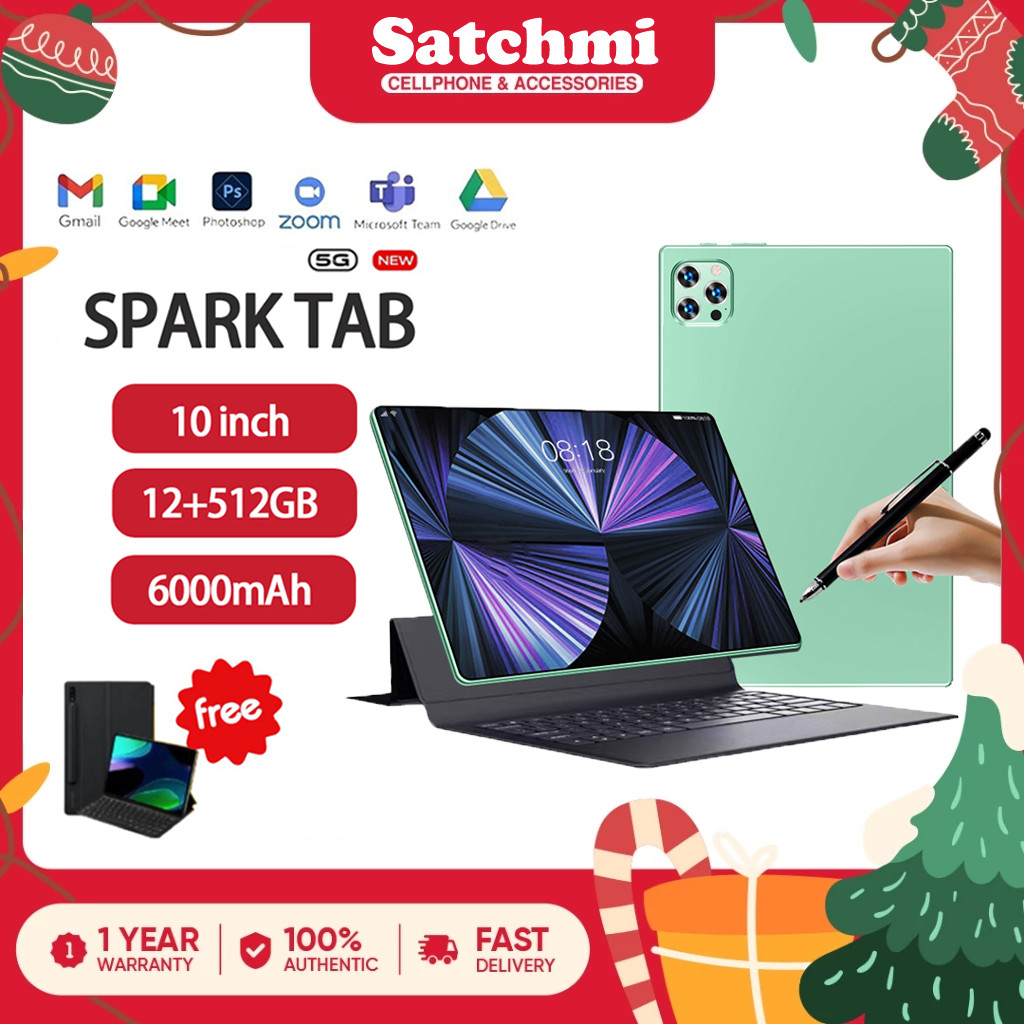 Spark Tablet Android Tablet For Kids 12GB+512GB 6000mAh Dual SIM With ...