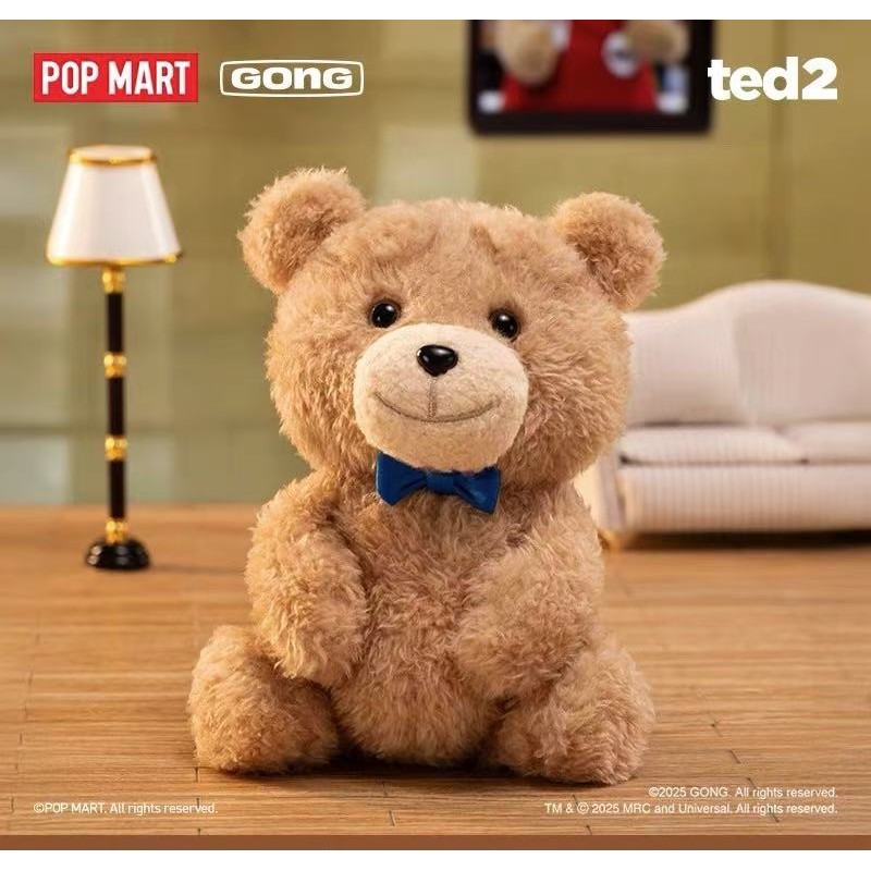 POPMART Bubble Matt resonates with Ted2 Teddy Bear movable plush ...