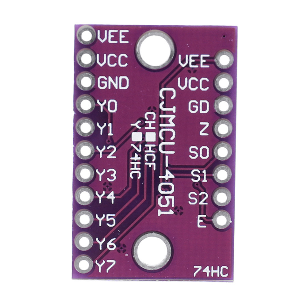 74HC4051 CD4051 Single 8-Channel Analog Multiplexer Selector Module for Arduino | Shopee Philippines