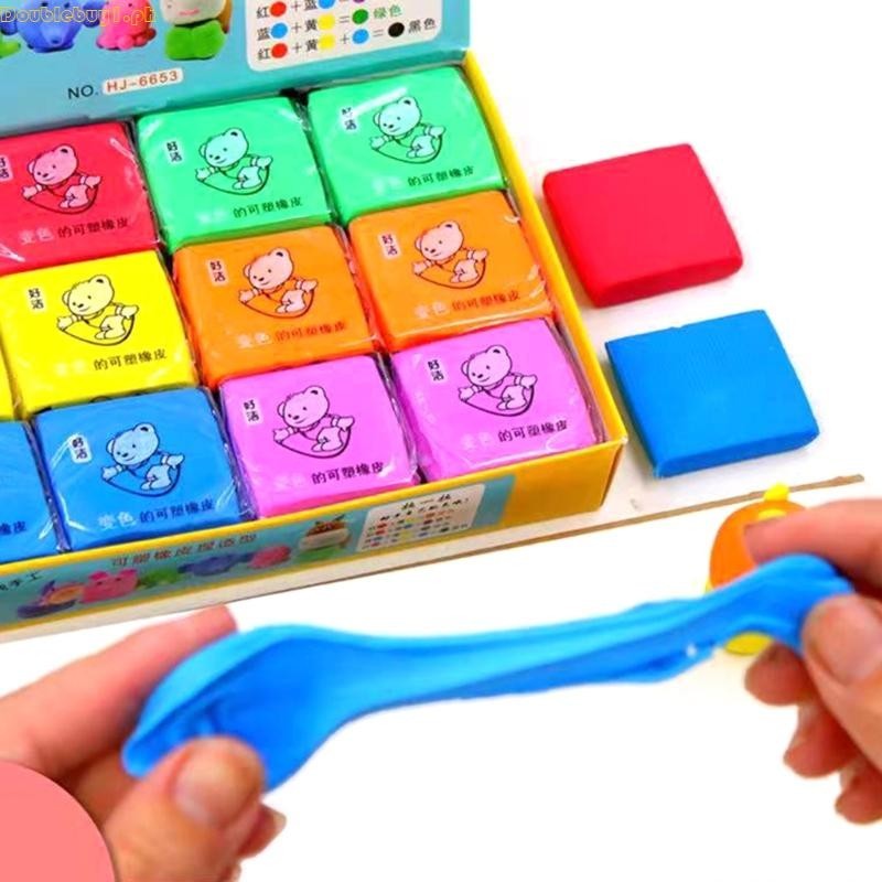 Doublebuy 2 Pieces Set Drawing Erasers Kneaded Erasers Soft Moldable ...