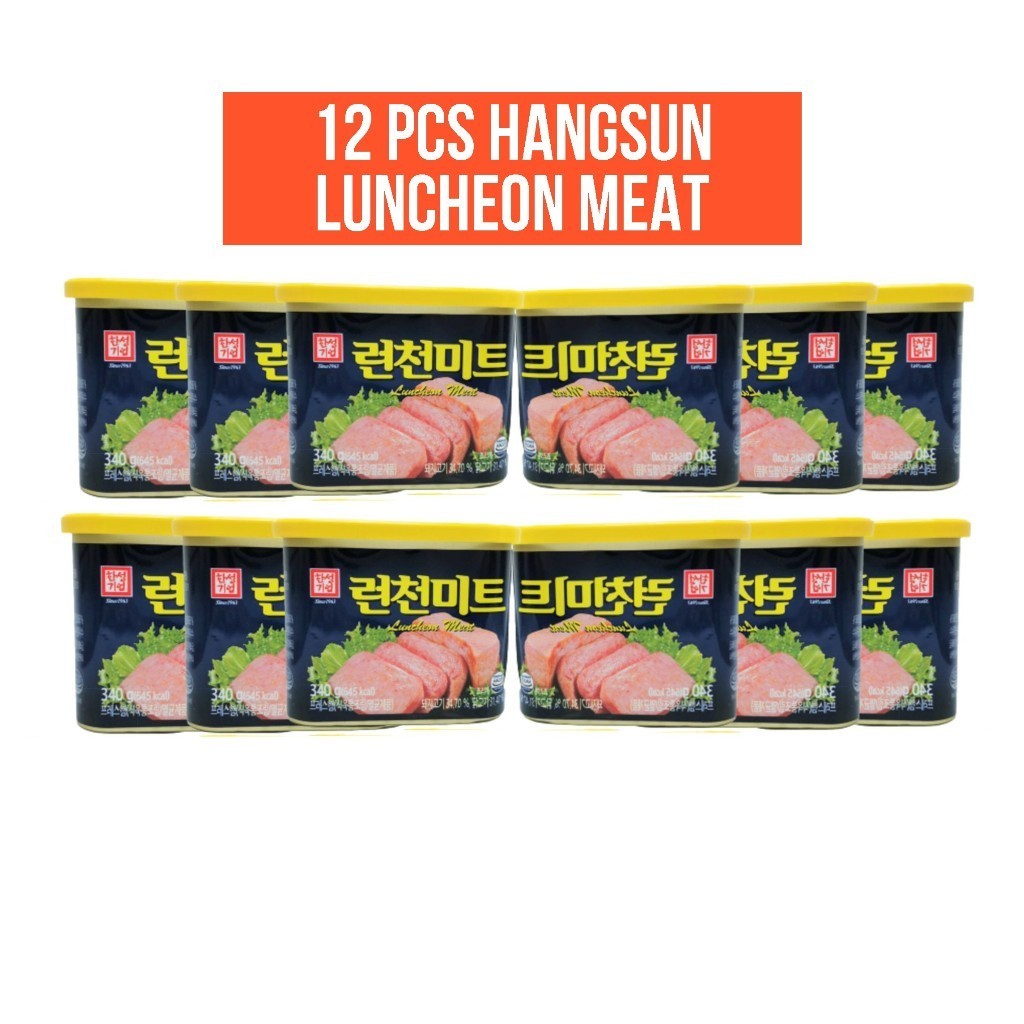 HANSUNG / O'FOOD / CJ / DONGWON LUNCHEON MEAT 340g 1BOX*24PCS ( AUTHENTIC KOREAN LUNCHEON MEAT ...