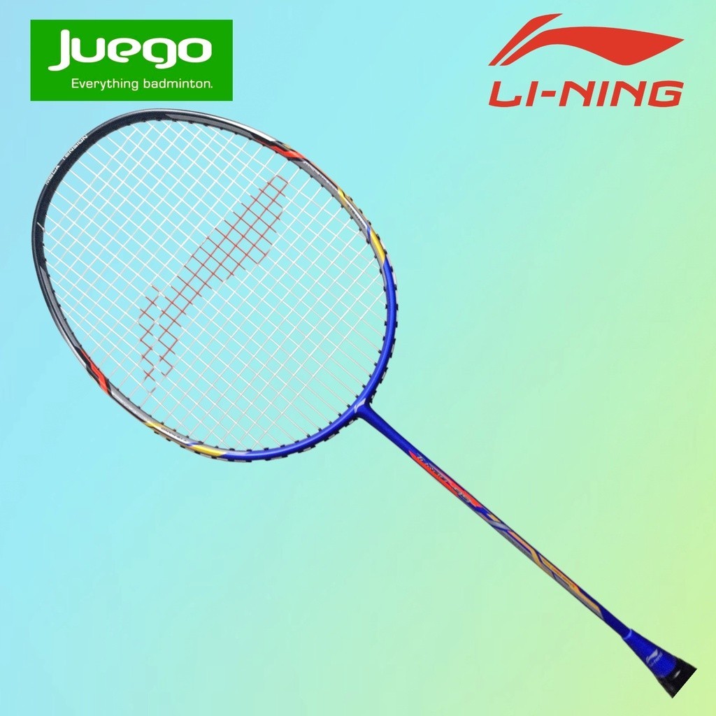 Li-Ning Badminton AYPR 032 5 TURBO 99 STRUNG Badminton Racquets Blue ...