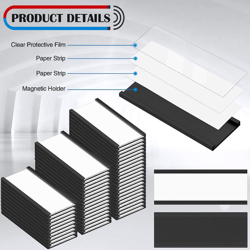 2inch/3inch Magnetic Label Holders with Magnetic Data Card Holders with ...