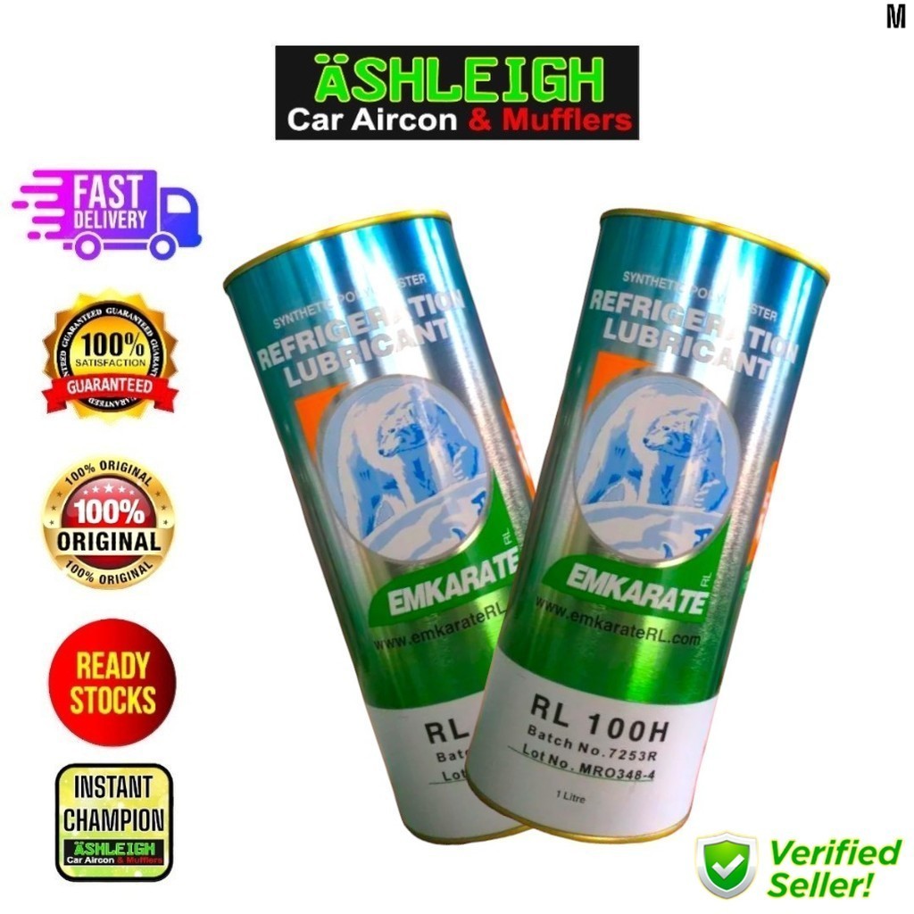 2 Emkarate oil Car Aircon Refrigeration oil Lubricant R134a r22 r410a ...