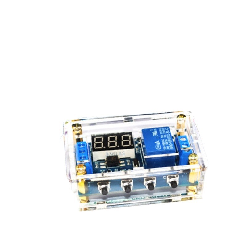 1-way relay module with shell delay power off disconnect trigger delay cycle timing switch XY ...