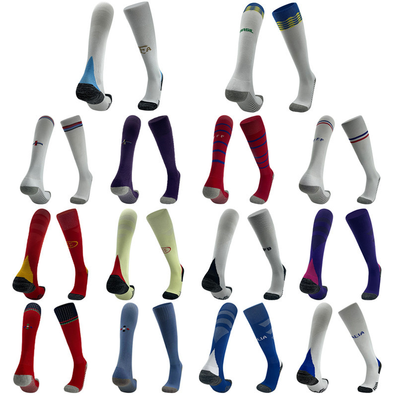 2024 EURO Cup Soccer Socks Kids Adults Socks Argentina France Germany ...