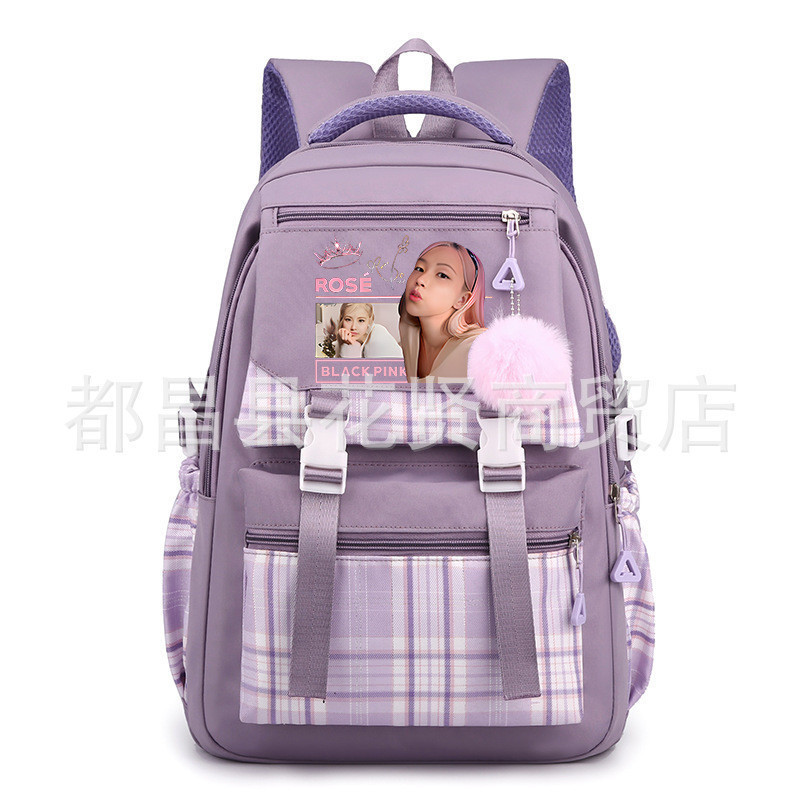 New BlackPink backpack JISOO JENNIE ROSÉ LISA fashionable men's and ...