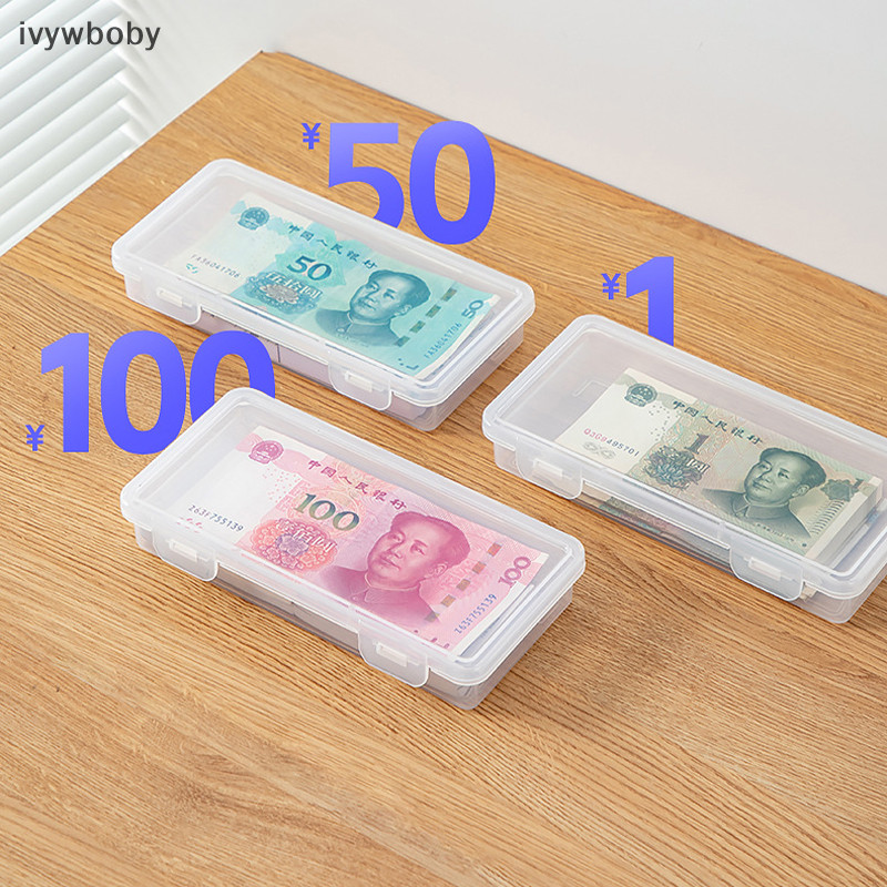 [IVY] Portable Storage Box Paper Money Album Currency Banknote Case ...