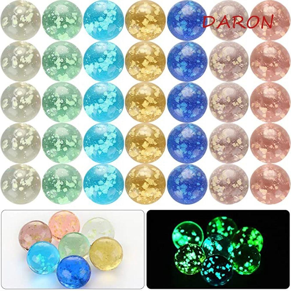 DARON Glass Marbles Glow in The Drak Fish Tank|Beads Bouncing Ball ...