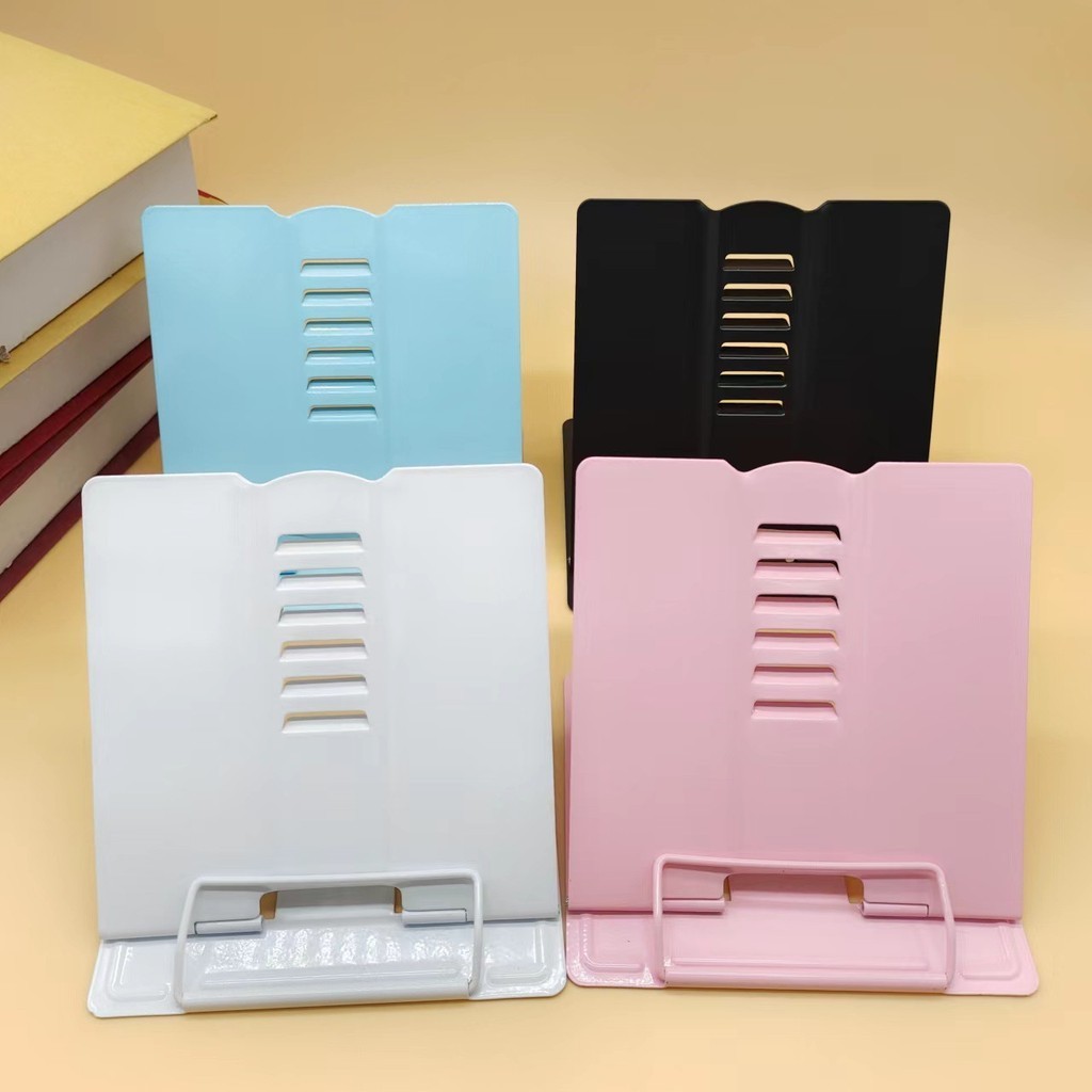 Adjustable children's reading rack for visual protection, metal folding ...