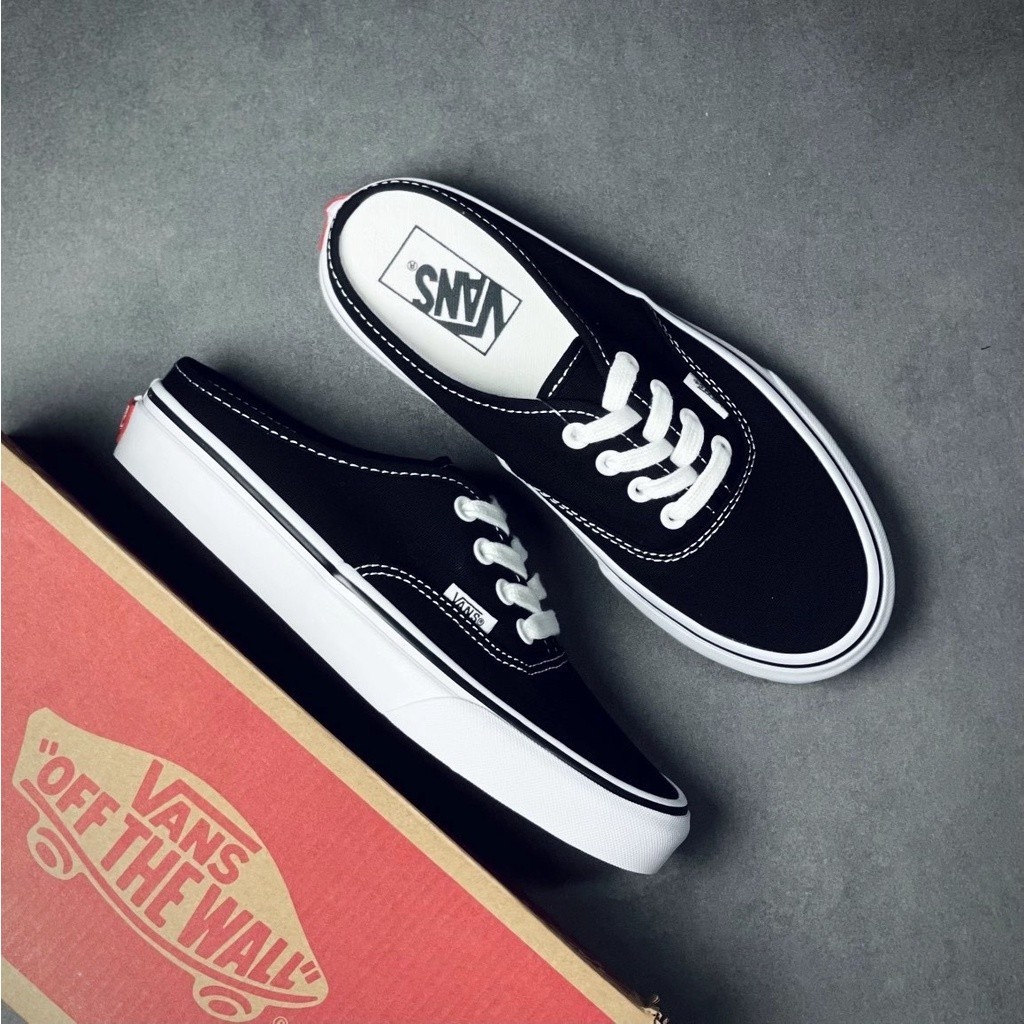 Vans Aut Half Heel Slip-on Slippers Classic Men's and Women's Low-Top ...