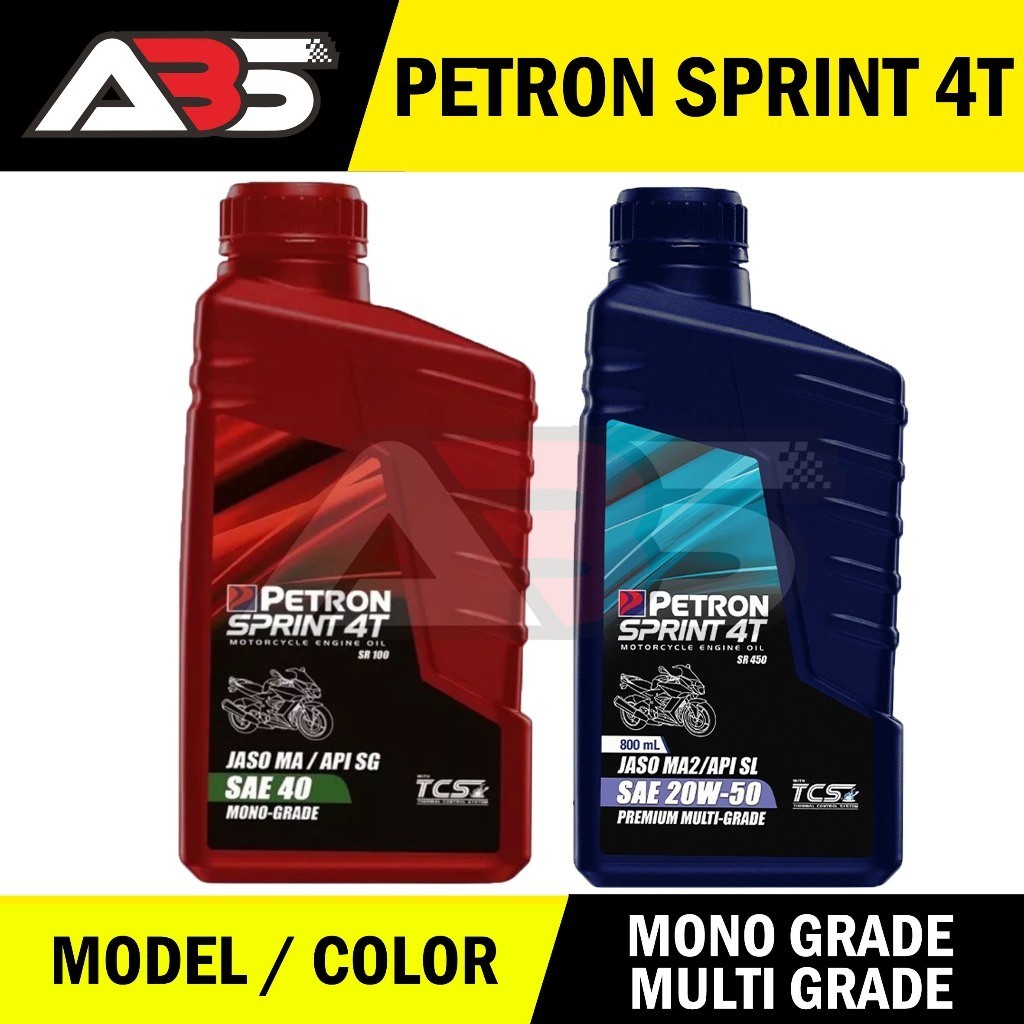 Petron Sprint 4T SR100 Monograde Motorcycle Oil SAE 40 (1 Liter ...