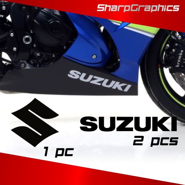 Suzuki Motorcycle Motorbike Sticker Decal | Shopee Philippines
