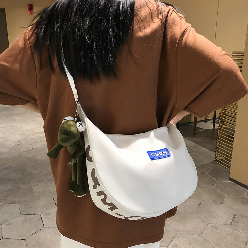 Messenger Large-Capacity Canvas Bag Female Original Packing School Bag ...