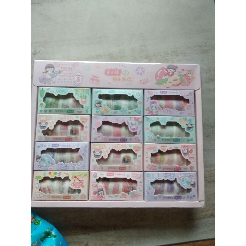 Super beautiful new roll of 4D stickers. 12 districts with many random ...