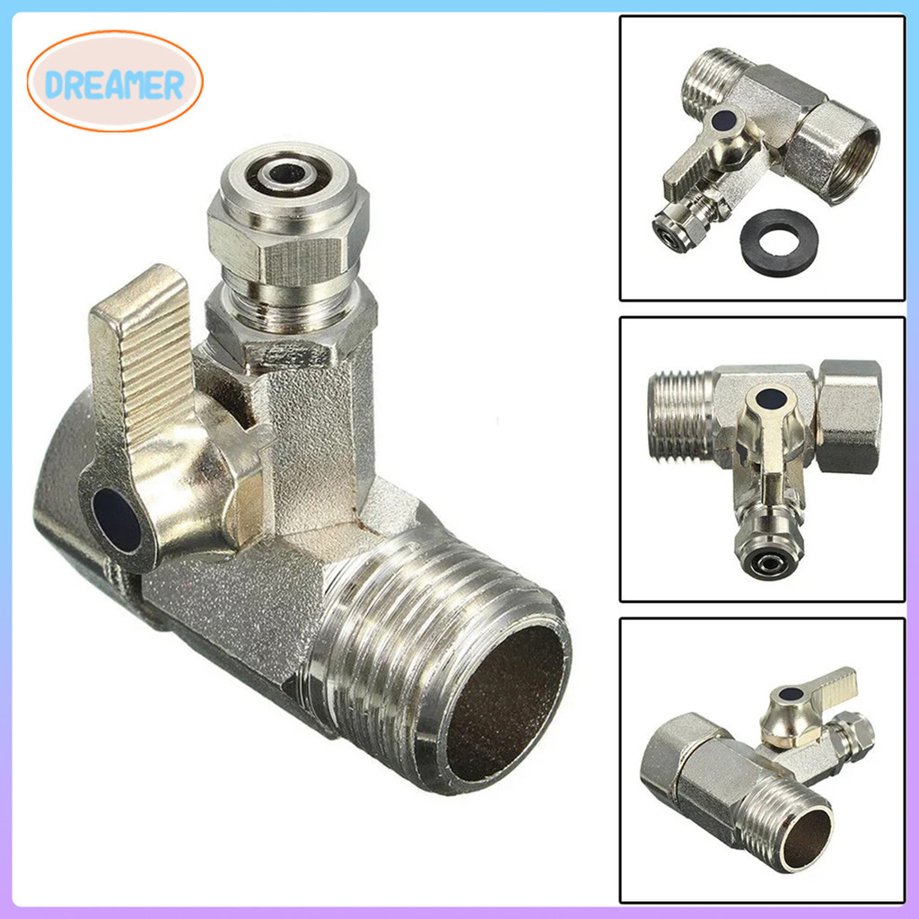6.5mm Water Divider Conversion Faucet Water Inlet 1/2'' To 3/8'' Ball ...