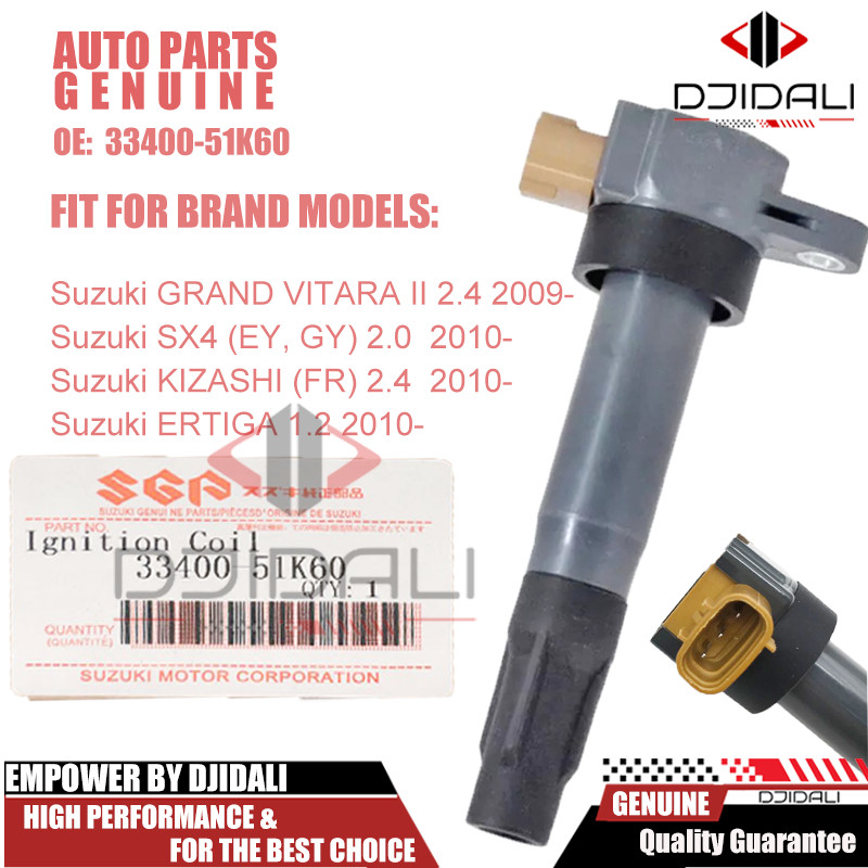 Ignition Coil for Suzuki ERTIGA SX4 KIZASHI GRAND VITARA 33400-51K60 ...