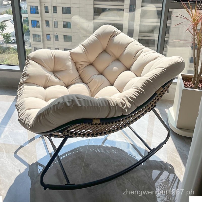Lazy Rocking Chair Sofa Can Lie and Sleep Rocking Chair Adult Recliner ...