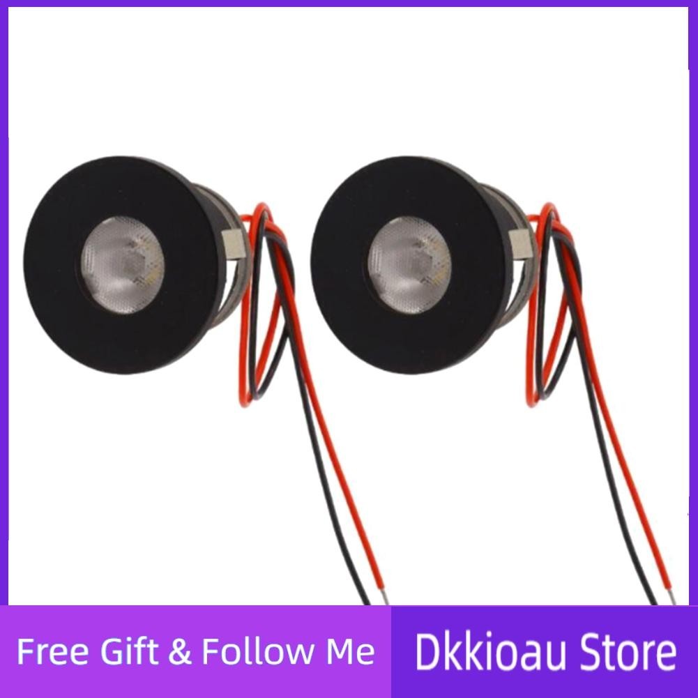 Dkkioau Small LED Spotlights Compact Recessed Spot Lamp 1W Bright for ...