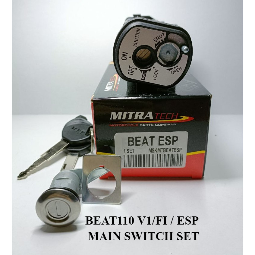 Honda BEAT BEAT110 V1 BEAT FI V1 ESP MAIN SWITCH SET SEAT LOCK SUIS ...