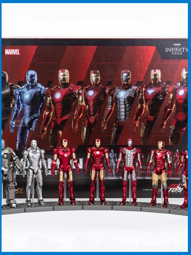 Disney Anime Movie Avengers Marvel ZD Toy Tony Stark Legends Iron Man 4 ...