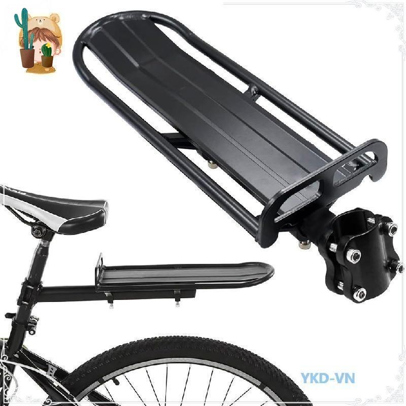 Luggage Rack Mountain Bike Aluminum Alloy Bicycle Luggage Rack Black ...