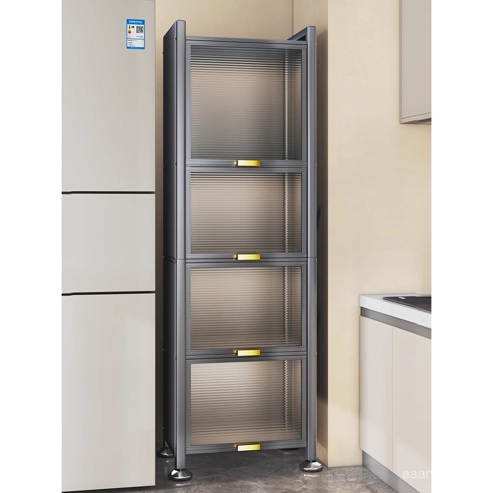 Kitchen Crack Storage Rack Narrow Floor Multi-Layer Multi-Functional ...