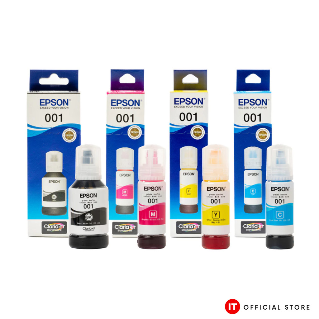 Epson 001 Genuine Ink Bottle for L4100 series, L4200 series, L6100 ...