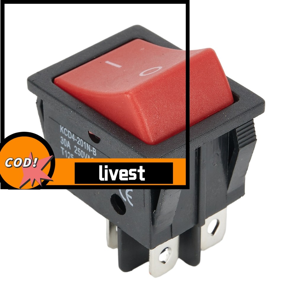 Livest/Welding Machine Power Switch 30A 250VAC Electric Heater Switch ...