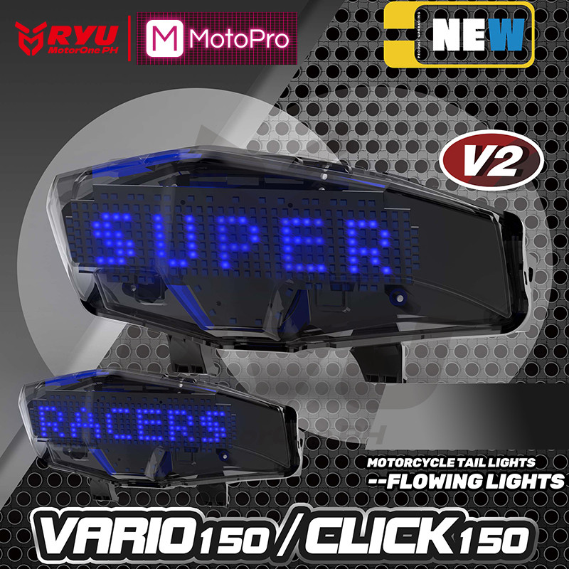 RYU MotoPro Tail Light for Honda Click 125/ 150 V2 V3 Floating ...
