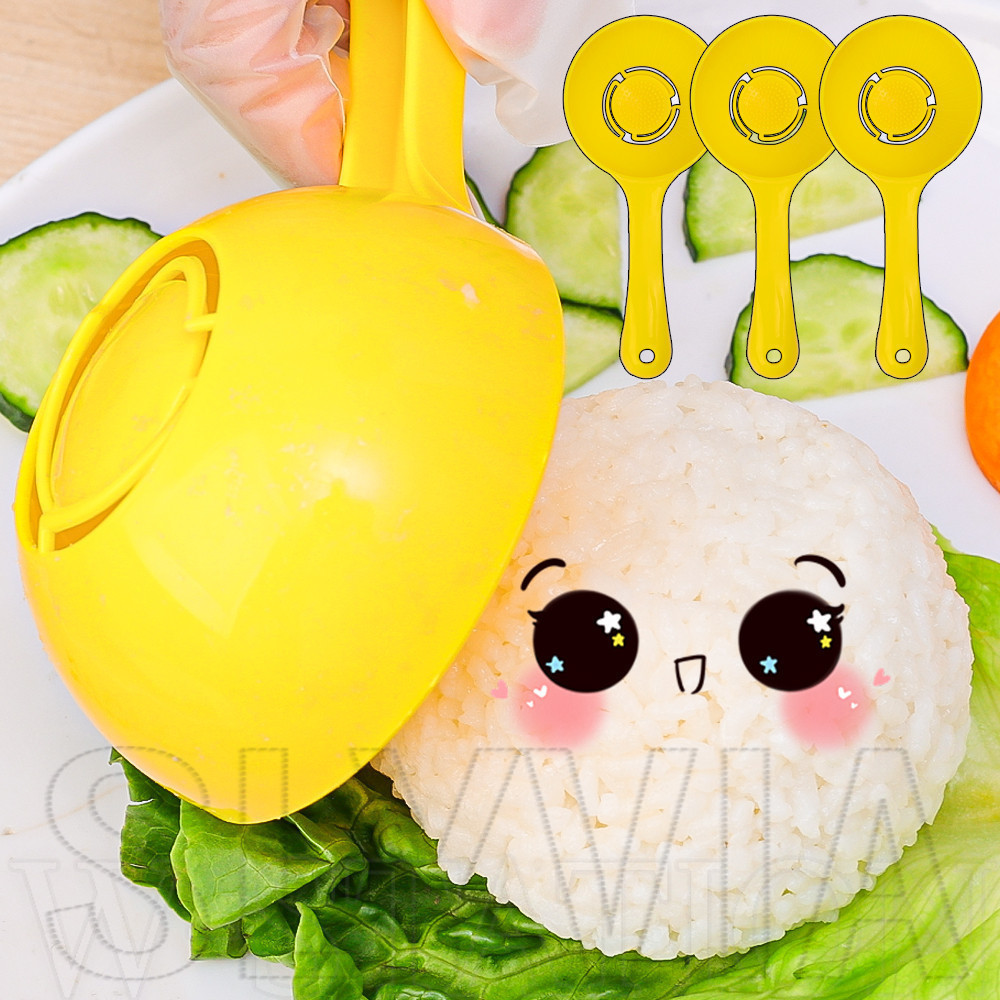 SLXC-Semi-circular Shape Rice Ball Mold - Multi functional Large Rice ...