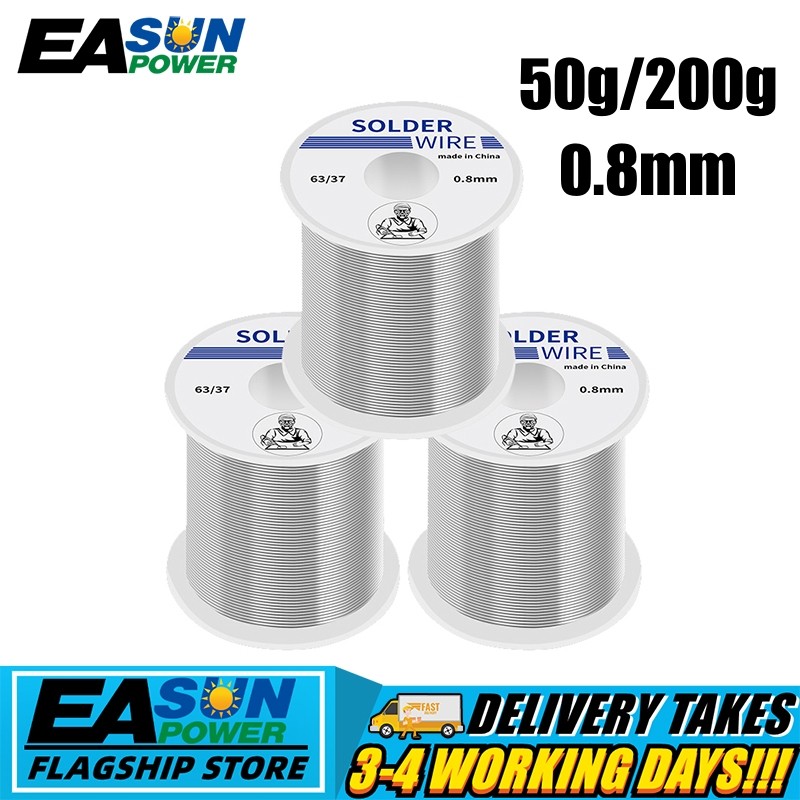 50g / 200g Solder Wire Tin Melt Rosin Core Solder Soldering Wire Roll ...
