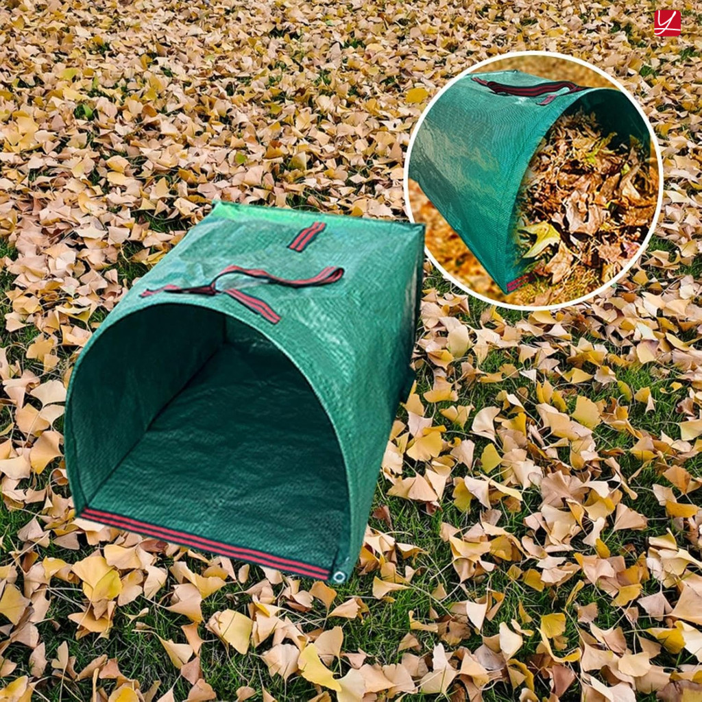 F2 Leaf Bag Garden Bag Leaf Collector Lightweight Lawn Pool Collecting ...