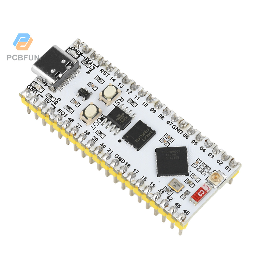 Pcbfun ESP32-S3 NANO WIFI Bluetooth Development Board ESP32-S3-N16R8 Module On-Board Ceramic ...