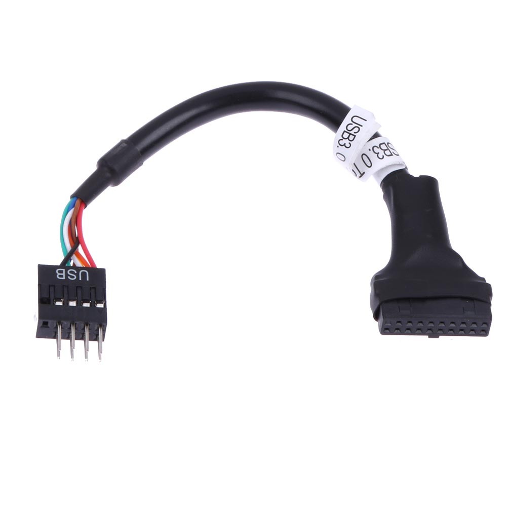 20/19 Pin USB3.0 Female to 9 Pin USB2.0 Male Motherboard Cable AU ...