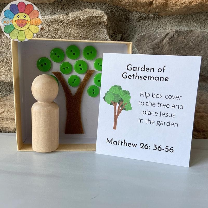 TOMJ Holy Week Box Easter Box Set, DIY Holy Week Box Resurrection Game ...