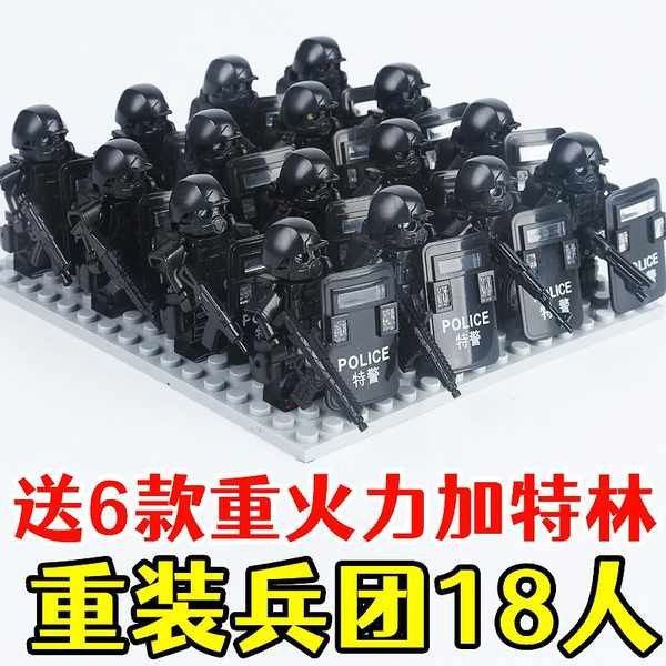 New Reloaded Soldier Military Building Block Minifigure Special Forces ...