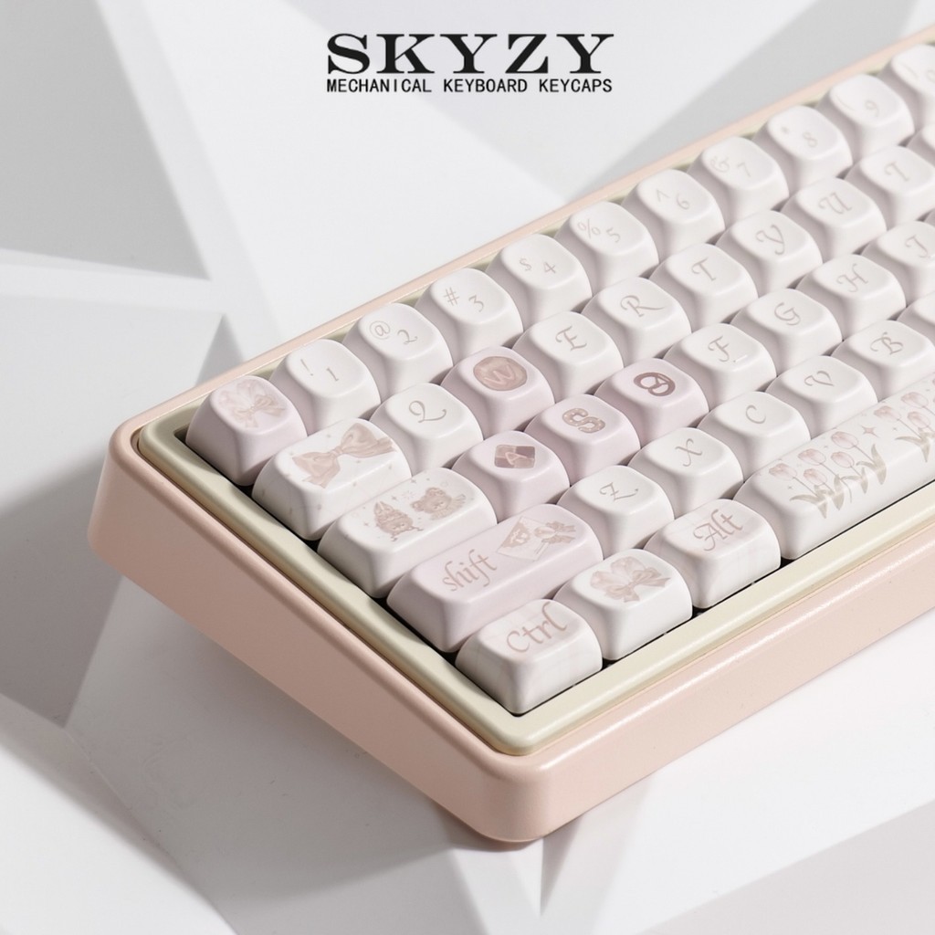 Barbie Keycaps SOA Profile Cute Muppets pink girl PBT Dye Sub ...