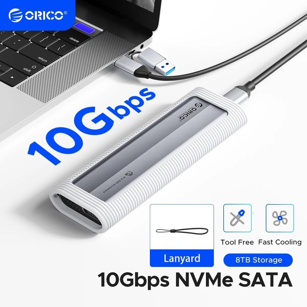 ORICO M.2 SSD Enclosure Support 8TB SSD | Shopee Philippines