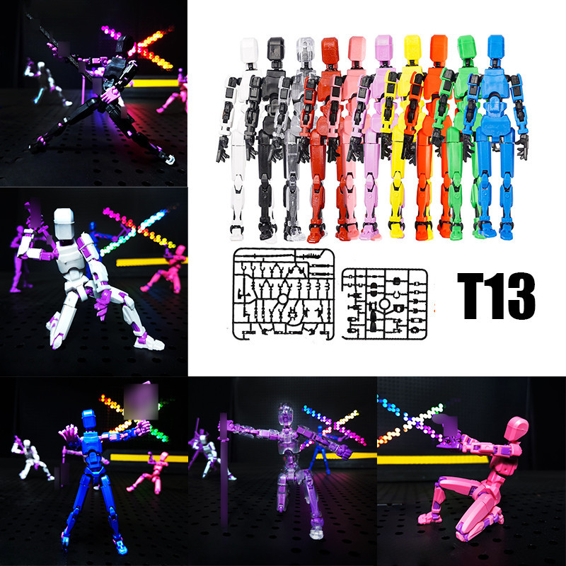 T13 Dummy Robot Lucky 13 Action Figure Titan 13 3d Printing Kids Toy ...